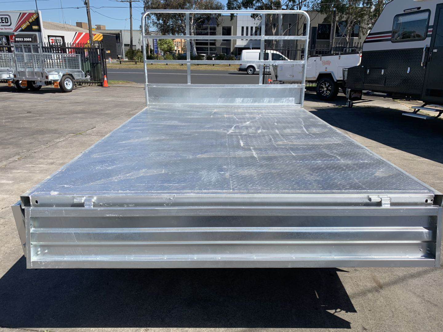 10x7 Flat Top Tandem Trailer | 2800kg Galvanised Flat Top