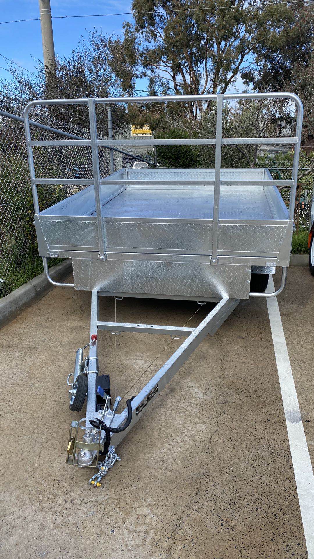10x7 Flat Top Tandem Trailer | 2800kg Galvanised Flat Top