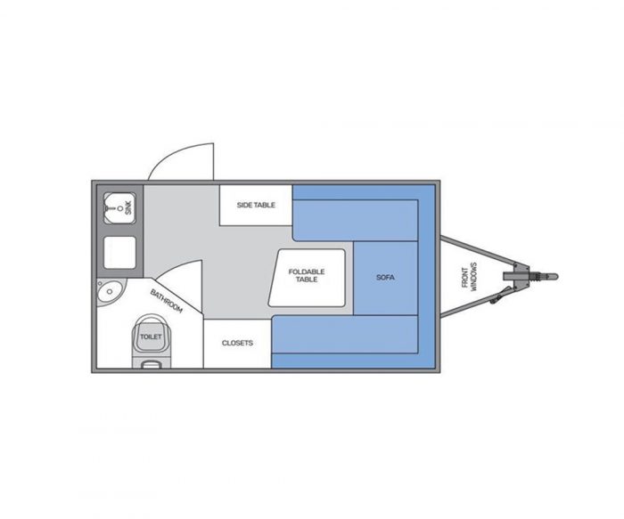10ft Caravan | 2 Person Caravan | Mystic 10